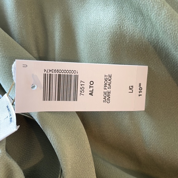 Wilfred | Dresses | Aritzia New With Tags Green Slip Dress | Poshmark